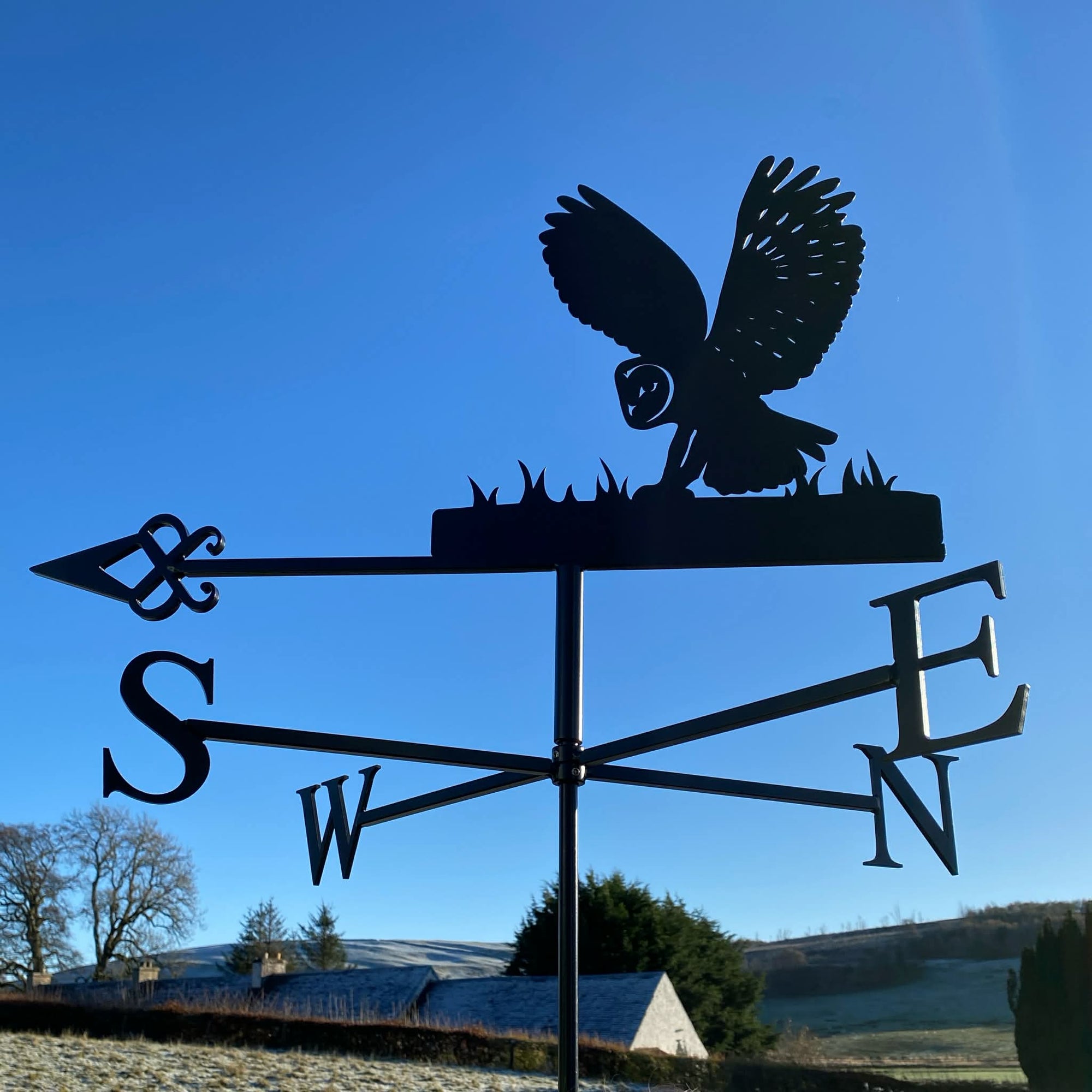 Barn Owl Weathervane | Created in the Scottish Borders – Black Fox ...