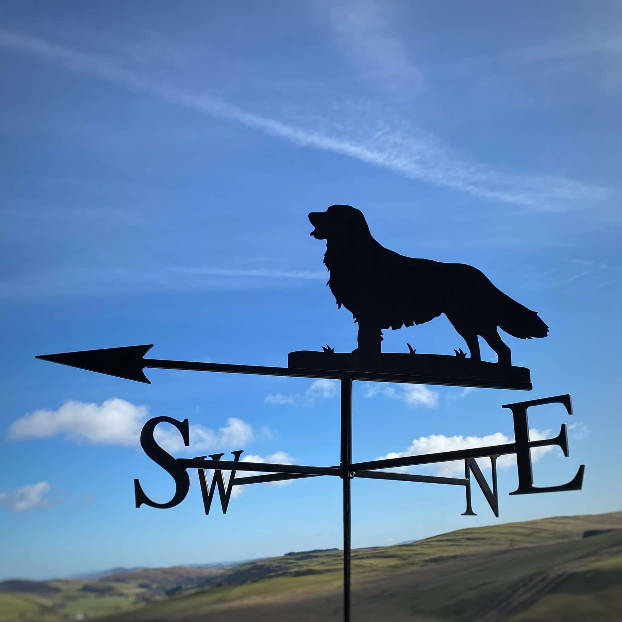 Golden Retriever Weathervane | Black Fox Metalcraft – Black Fox ...