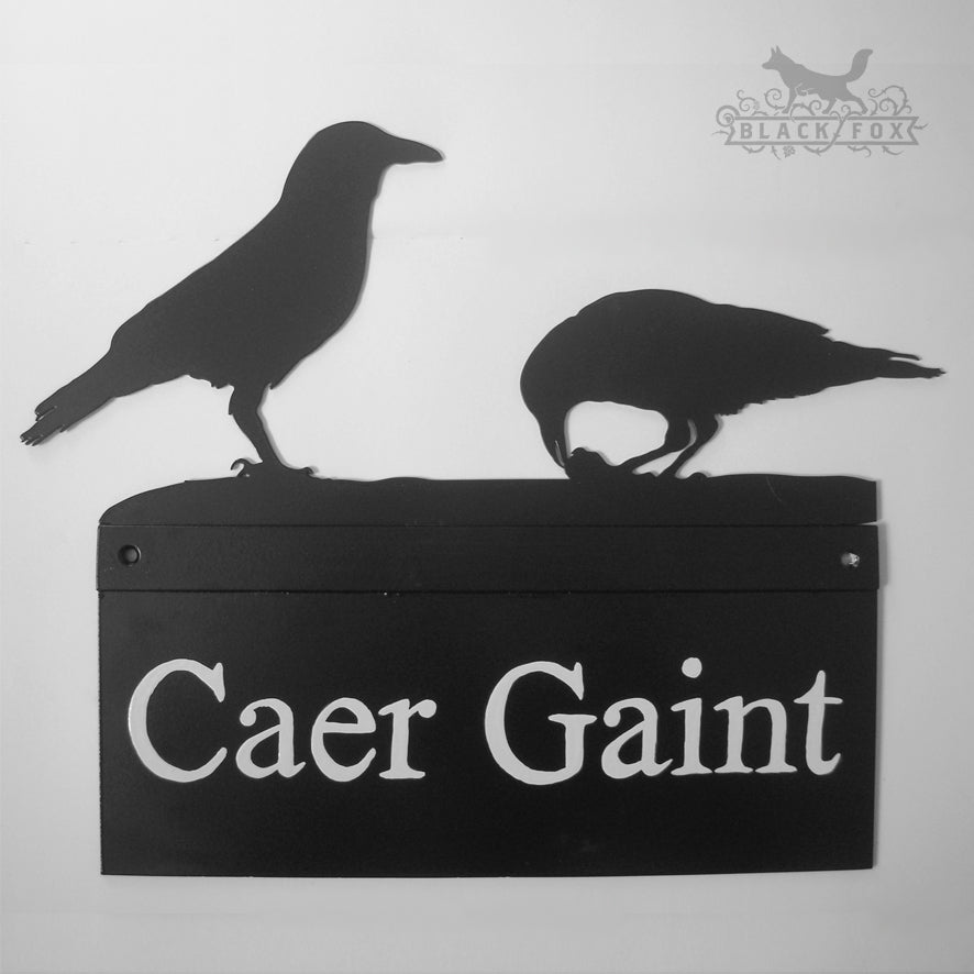 Crow's Nest House Sign – Black Fox Metalcraft Ltd